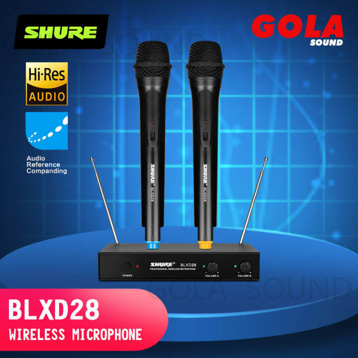 【GOLA SOUND】 SHURE BLXD28 wireless microphone original for videoke mic ...