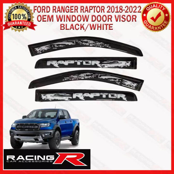 Ranger Raptor 2018 to 2022 ( Splash ) OEM INJECTION Window Door Visor 2 ...