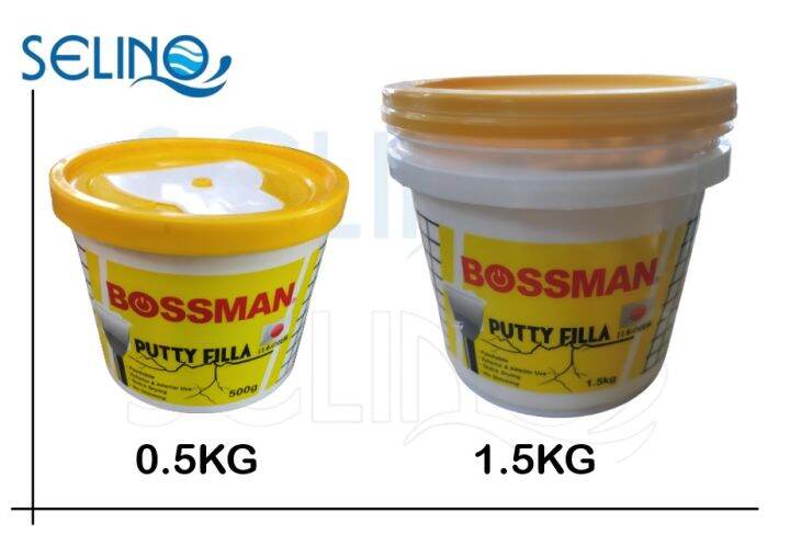 BOSSMAN PUTTY FILLER CLAY POWERFUL EPOXY ADHENSIVE FILLING CRACKS ...