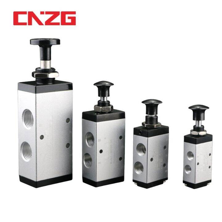 4R210-08 5 Port 2 Pos Hand Lever Operated Control Pneumatic Valve ...