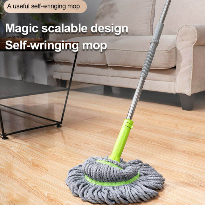 coolrich Selfwringing spinning mop Microfiber water absorbing self-wringing mop | Lazada PH