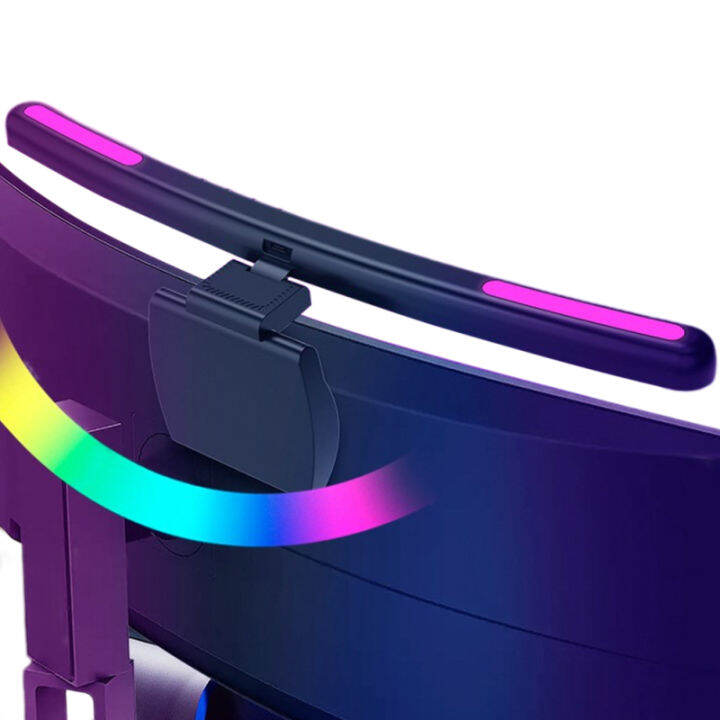 Youheng Curved Monitor Light Bar Led Colorful Night Lamp Asymmetric ...