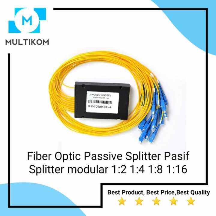 FIber Optik Passive Splitter Modular PLC Splitter 1:2 - 1:4 - 1:8 - 1: ...