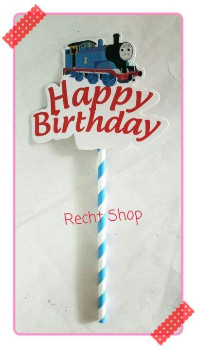 PROMO topper toper cake hiasan kue ulang tahun karakter thomas and ...