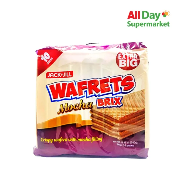 Jack&Jill Wafrets Mocha Brix 24G 10's | Lazada PH