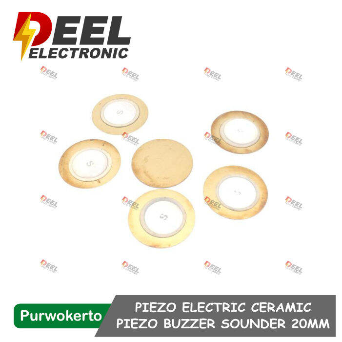 PIEZO BUZZER SOUNDER 20MM PIEZO ELECTRIC CERAMIC SOUND DISC | Lazada Indonesia