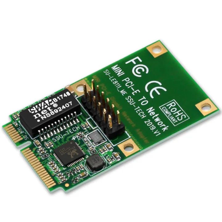 Mini PCI-E Network Card Network Adapter Internet Free Lan Adapter ...