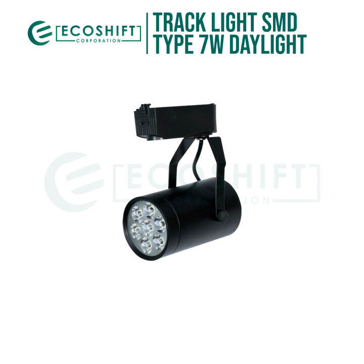 Ecoshift LED Track Light Round 7W Black | Lazada PH
