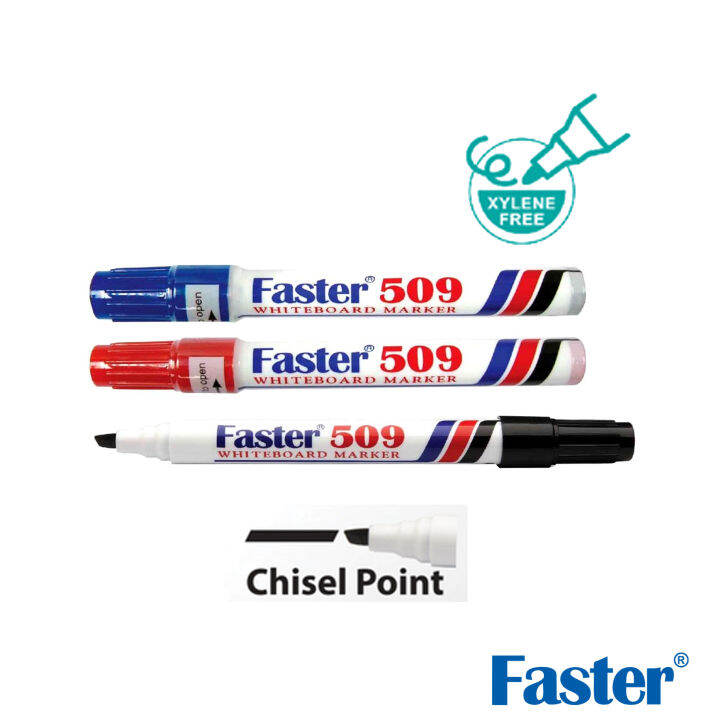 Faster Whiteboard Marker Broad Non-Refillable F509 | Lazada PH