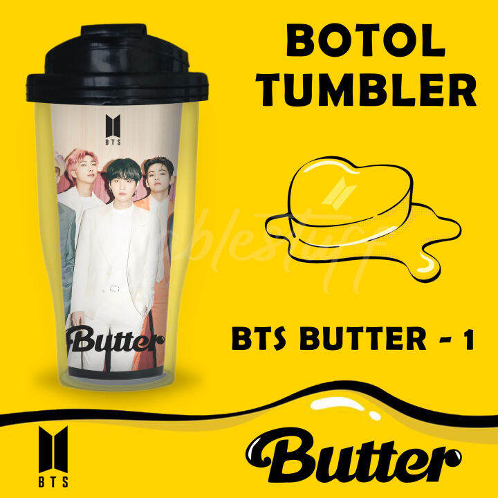 Botol Tumbler BTS Butter-1 RM Jin Suga Jhope Jimin V Jungkook // Botol ...