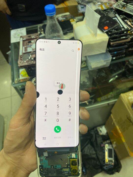 Original Crack LCD Dot Line For Samsung Galaxy Z Flip 3 LCD ZFlip 3 ...