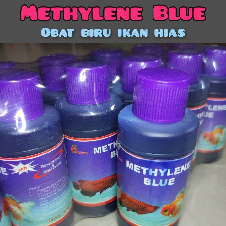 ELINK - Obat Biru Ikan Hias Methylene Blue isi 100ml Obat Ikan Hias ...