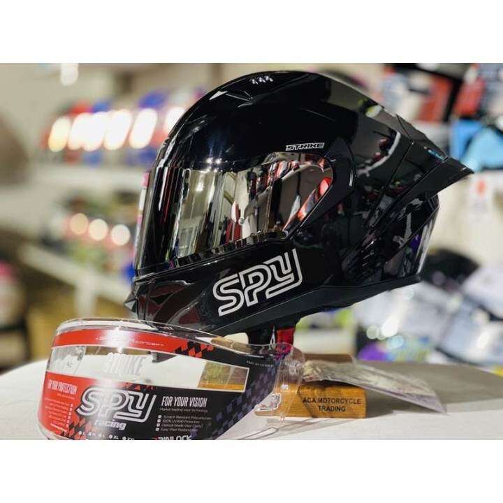 SPY STRIKE PD S0 Full-Face Dual Visor Helmet + Free Clear Visor ...
