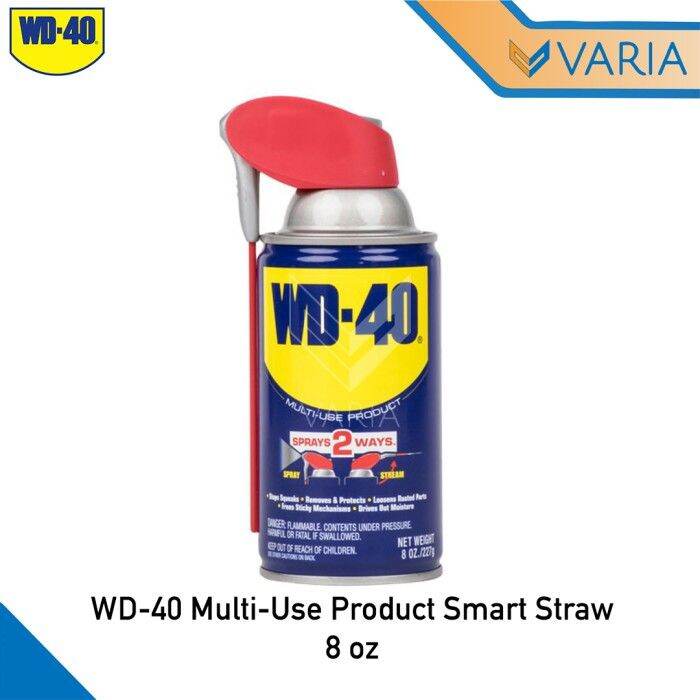 WD-40 Multi Use Product 8 oz 227 gr Smart Straw Sprays 2 Ways Stream ...