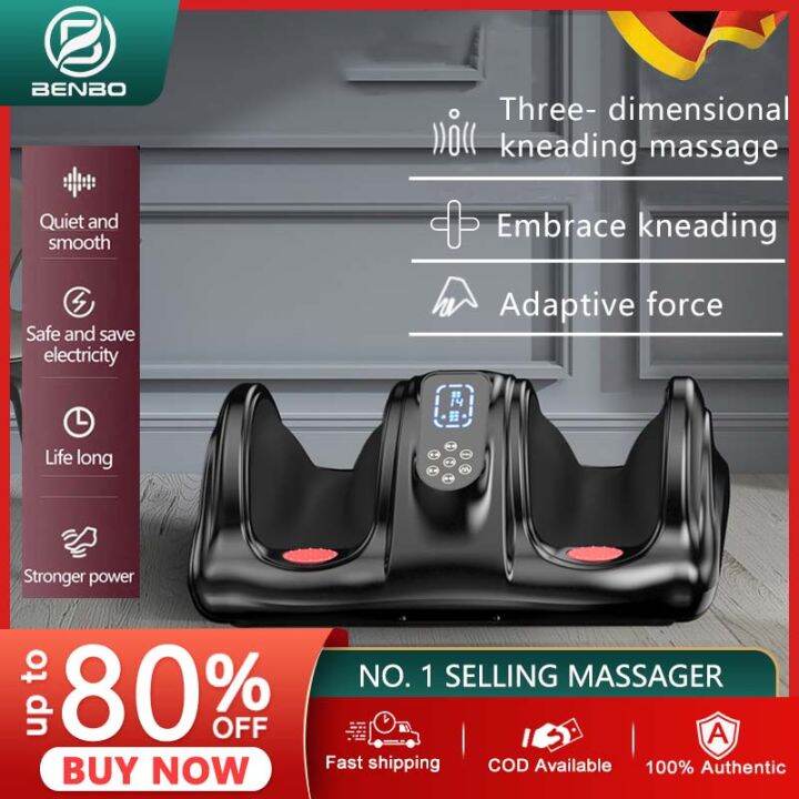 Benbo Electric Heating Foot Massager Machine Body Leg Massage Shiatsu