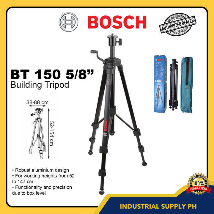 BOSCH BT 150 5/8” Building Tripod [ISPH BMT] | Lazada PH