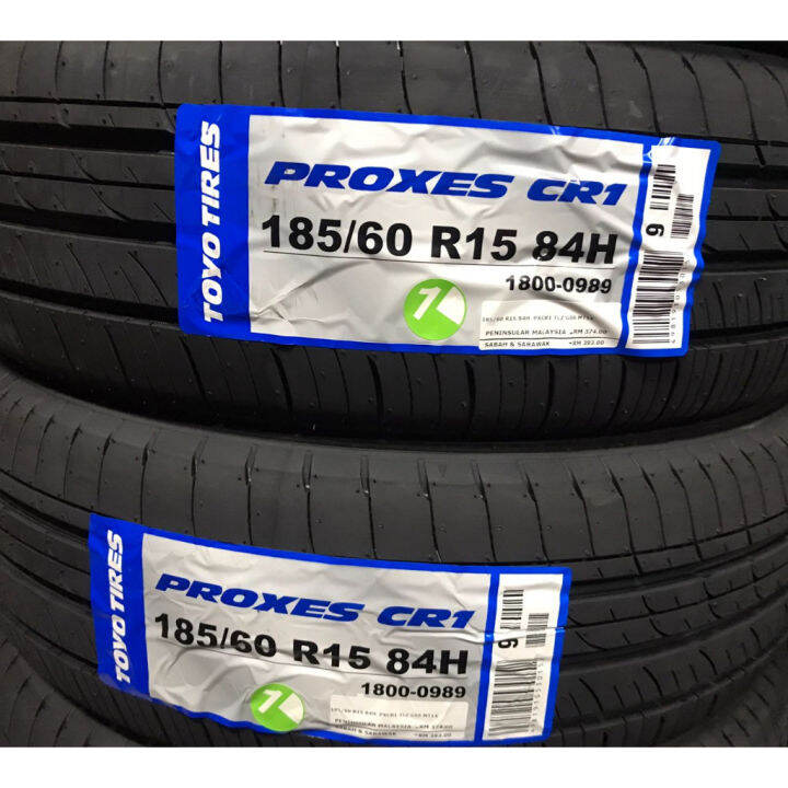 185/60R15 185 60 15 TOYO CR1 Car Tyre Tire Kereta Tayar Wheel Rim 15 inch | Lazada