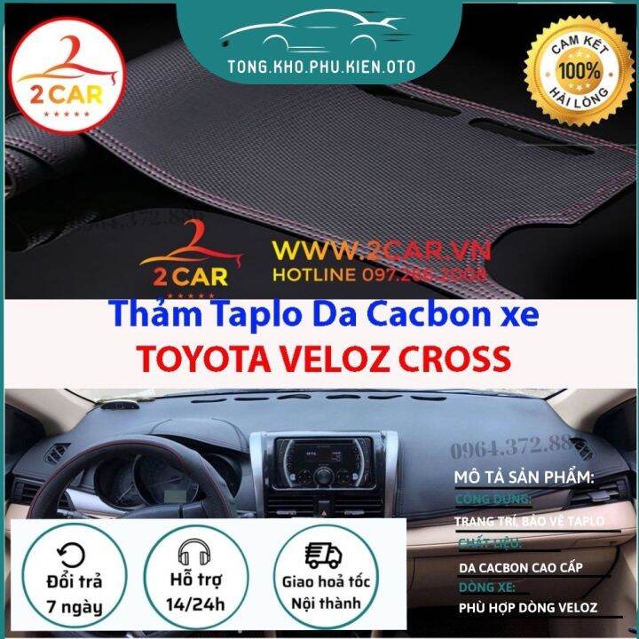 Carbon Leather taplo Mat Toyota Veloz 2022 2023 In Black Premium carbon ...
