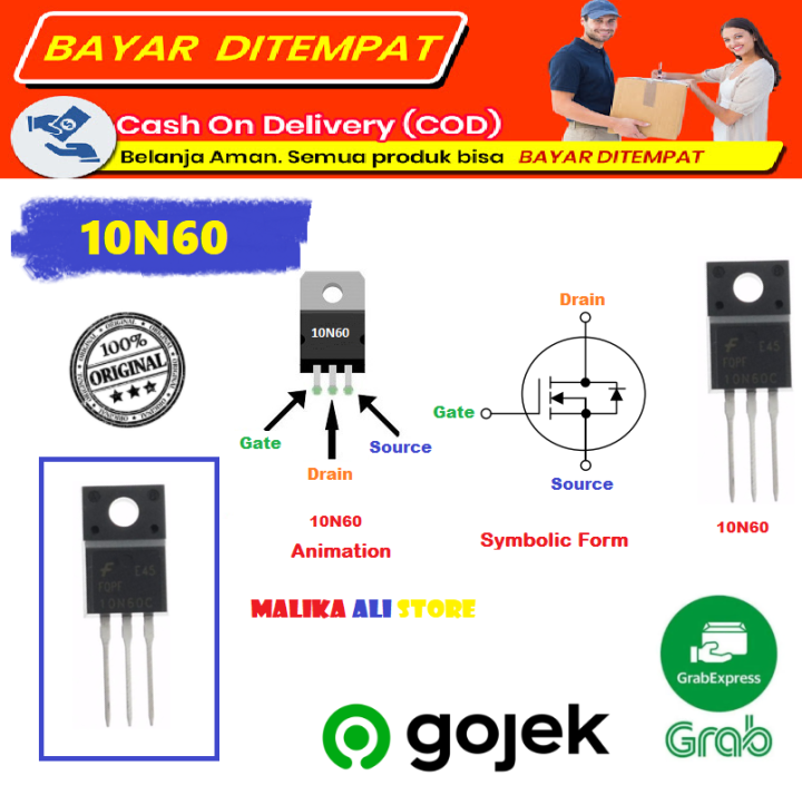 MOSFET 10N60 - ORIGINAL | Lazada Indonesia