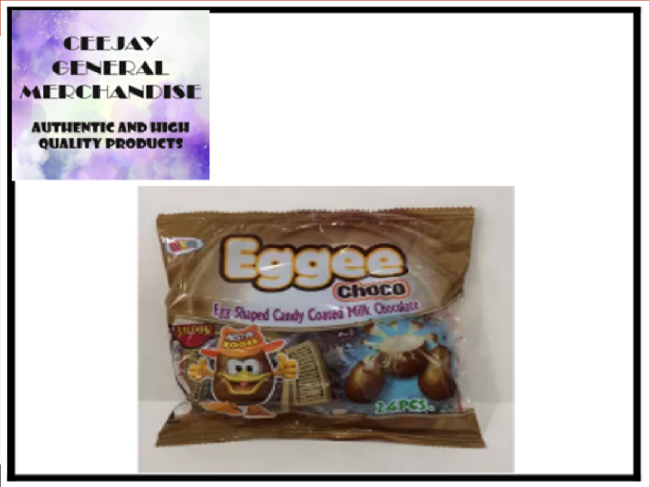 Eggee Choco Egg Shaped Candy Coated Milk Chocolate 24pcs | Lazada PH