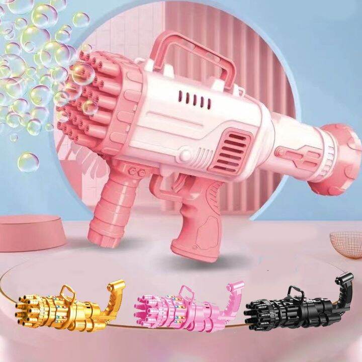 32-Hole Bubble Gun Electric Rocket Launcher Wedding Bubble Machine ...