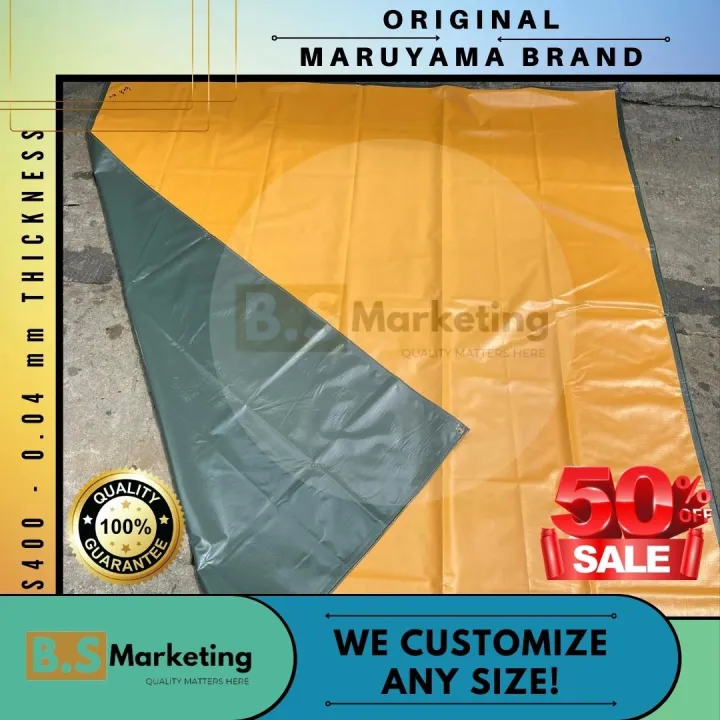 WITH FREE ROPE ! 8x22ft S200 100% Waterproof Trapal Lona tolda out door ...