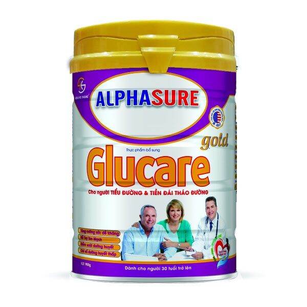 Sữa bột AlphaSure Glucare Gold 900g [DATE 2025] - Thực phẩm bổ sung cho ...