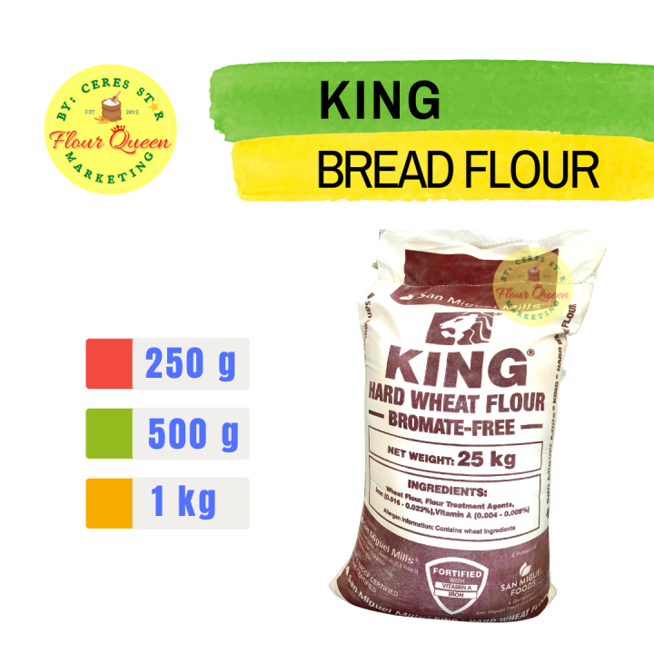 BREAD FLOUR HARD WHEAT BAKING 1st CLASS KING FLOUR 1KG | Lazada PH