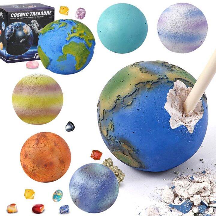 AMEAH Funny Solar System Geographic Science Educational Toys Crystals ...