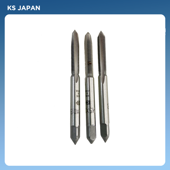 3pcs Carbon Steel Hand Taps M5x0.8 (KS Brand, Made in Japan) | Lazada PH