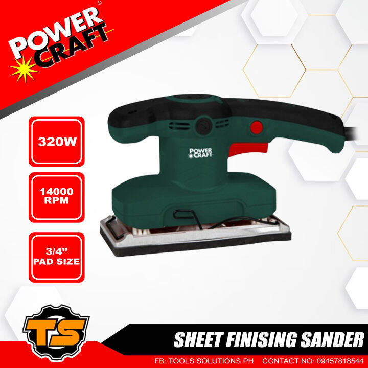 Powercraft Finishing Sander PFS 3-320A | Lazada PH