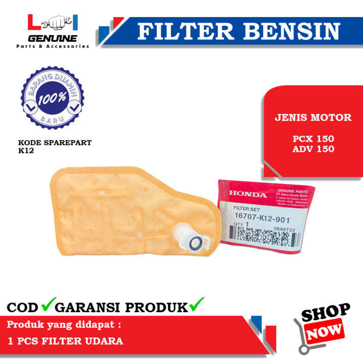 -LOI- FILTER BENSIN/PAMPERS BENSIN PCX 150, ADV 150 K12 | Lazada Indonesia