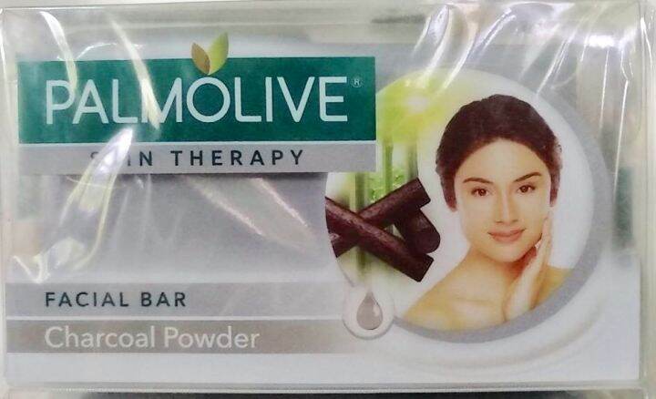 Palmolive Skin Therapy Facial Bar Soap Charcoal Powder 130g (4 bars ...