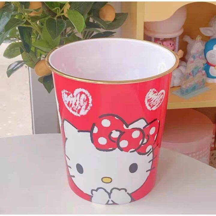 3306 bailey shop HELLO KITTY plastic trash can | Lazada PH