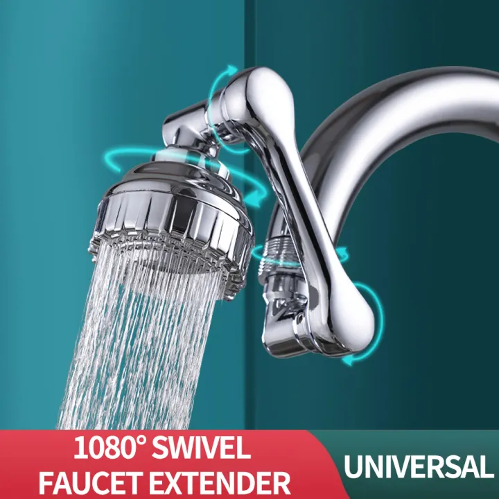 Universal Faucet Extender 1080° Faucet Aerator Washbasin Extender ...