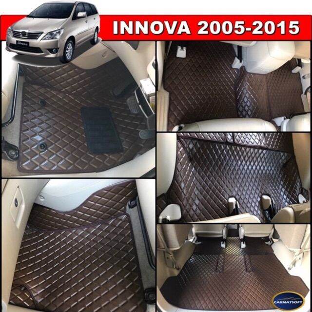 TA พรมปูพื้นรถยนต์ INNOVA 2005-2015 ลายDIAMOND เต็มคัน เข้ารูป สวยงาม ...