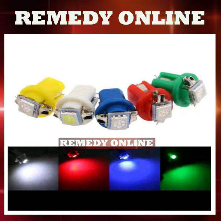 1 PCS B8.5D 509T B8.5 5050 Led 1 SMD T5 Lamp Car Gauge Speedo Dash Bulb ...