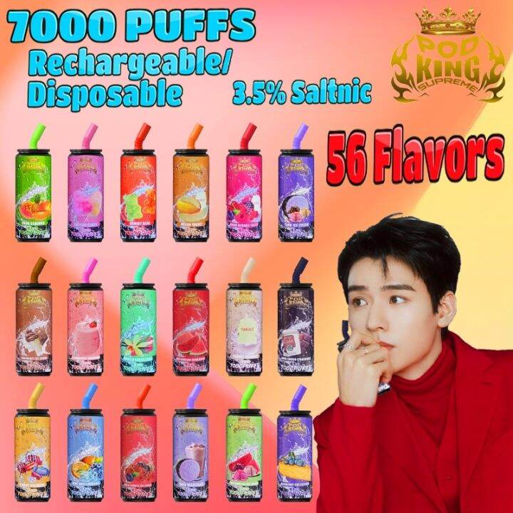 LEGIT PUFF BAR PLUS SUPREME 7000 PUFFS RECHARGEABLEPODS AND MODS ...