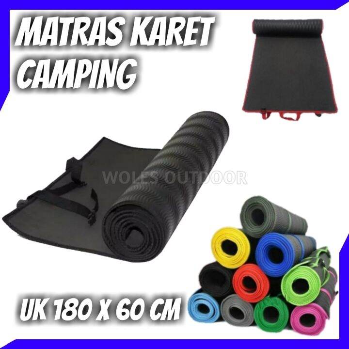 Matras camping / matras senam yoga tikar kemah kemping / Matras Karet ...
