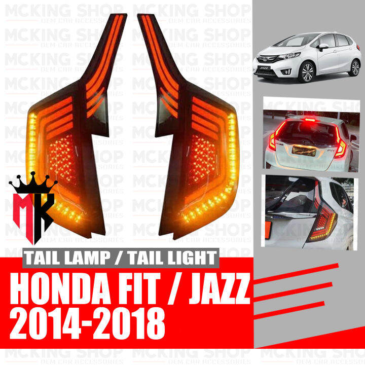 Honda Jazz 2014-2018 Tail Light/ Tail Lamp Assembly (2pcs) | Lazada PH