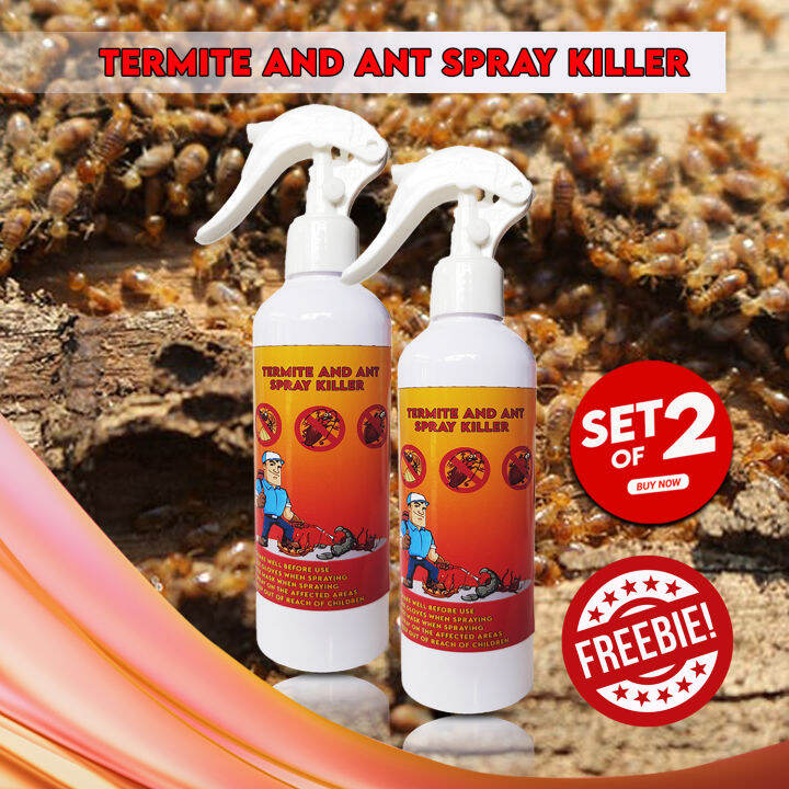 SET OF 2! Termite and Ant (WITH FREEBIES) Spray Killer (250ml ...