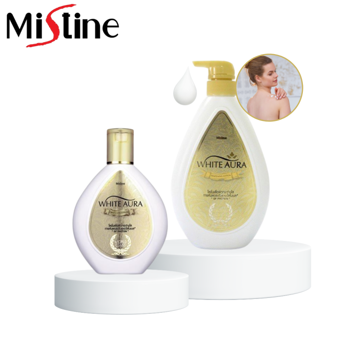 โลชั่นเจ้าหญิง โลชั่นทาตัว มิสทีน ไวท์ ออร่า ไวท์เทนนิ่ง โลชั่น / Mistine White Aura Whitening ...