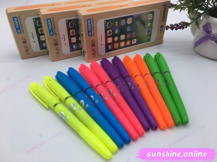 12pcs G-1022 IPen 8 gel pen sign pen 0.5mm | Lazada PH