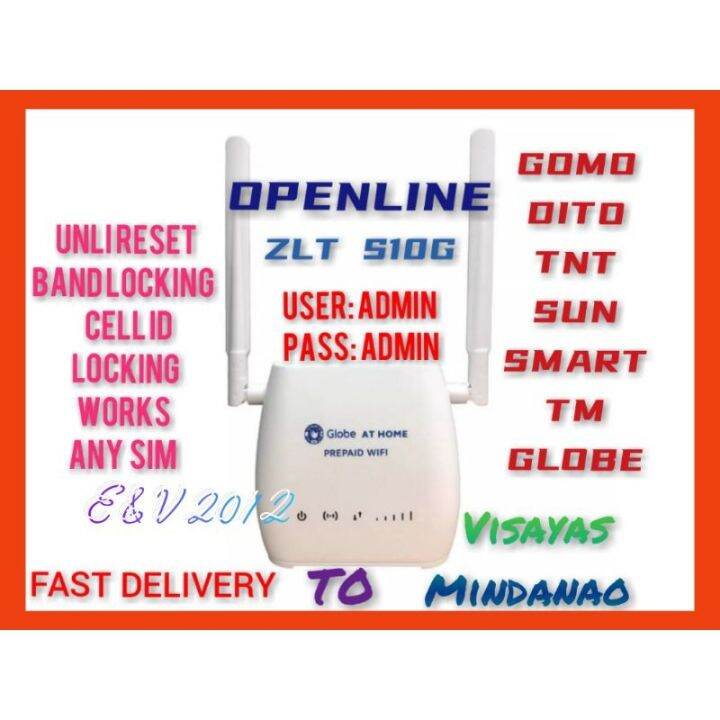 Openline Globe at Home Prepaid WiFi Model ZLT-S10G | Lazada PH