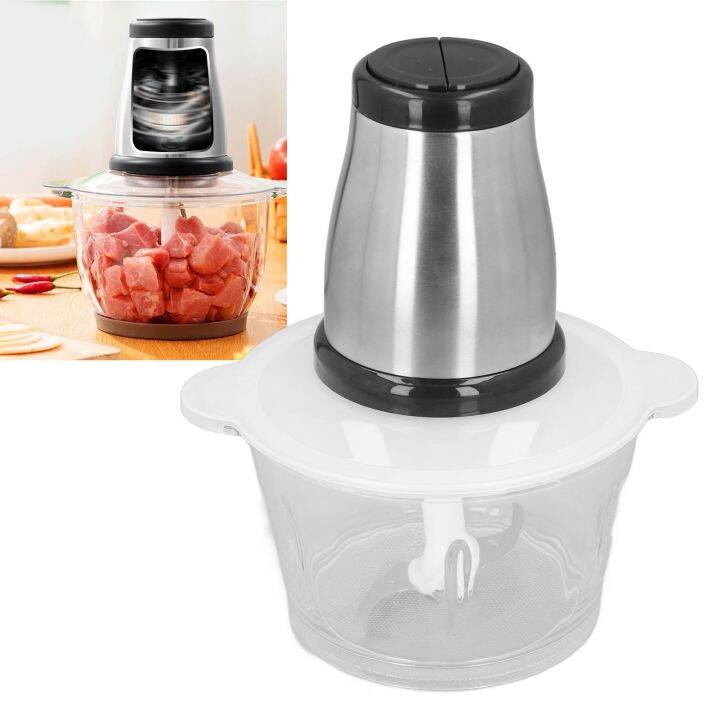 Multifunctional Meat Grinder 2L Capacity Electric Food Processor Fully ...