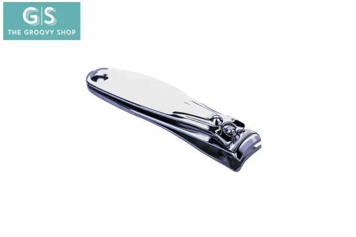 Groovy Big Oval Chrome Nail Clipper / Nail Cutter | Lazada PH