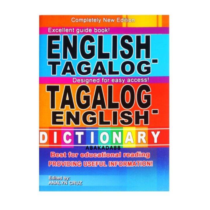 English-Tagalog/English-Filipino Dictionary | Lazada PH