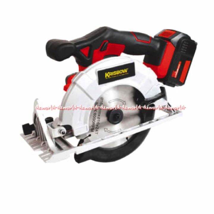 Krisbow Saw Cordless Electric 165mm 18v Alat Gergaji Listrik Gerinda ...