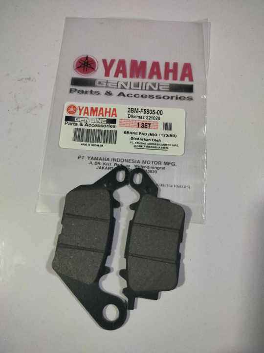 Yamaha Genuine Brake Pad Mio Soul I125/Mio I125/M3 brake pad front ...