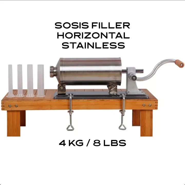 Alat Pencetak Sosis Filler Stainless ke Casing Sosis Horizontal 4 kg ...